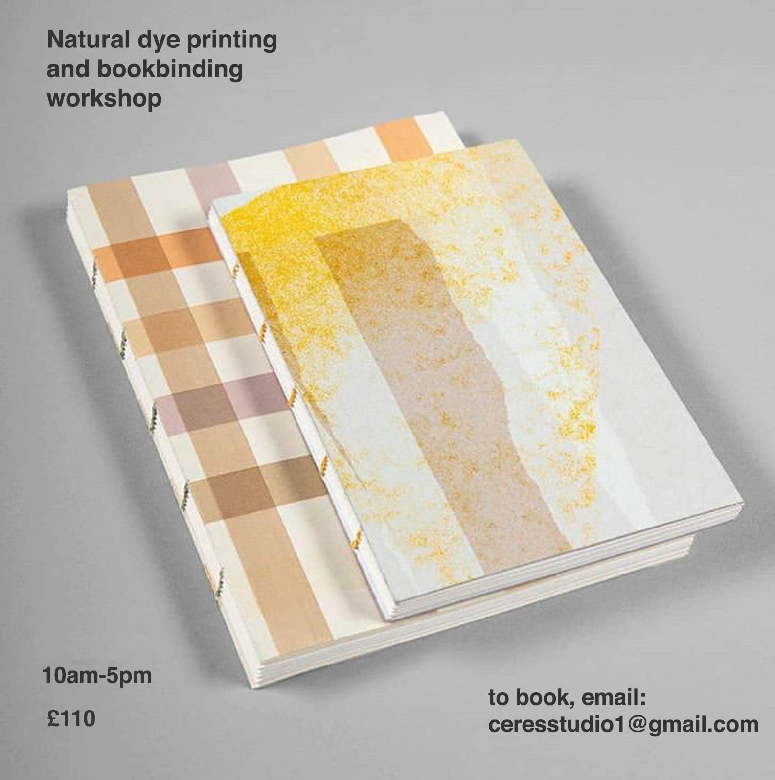 Natural dye print on paper – Ceres Studio 1